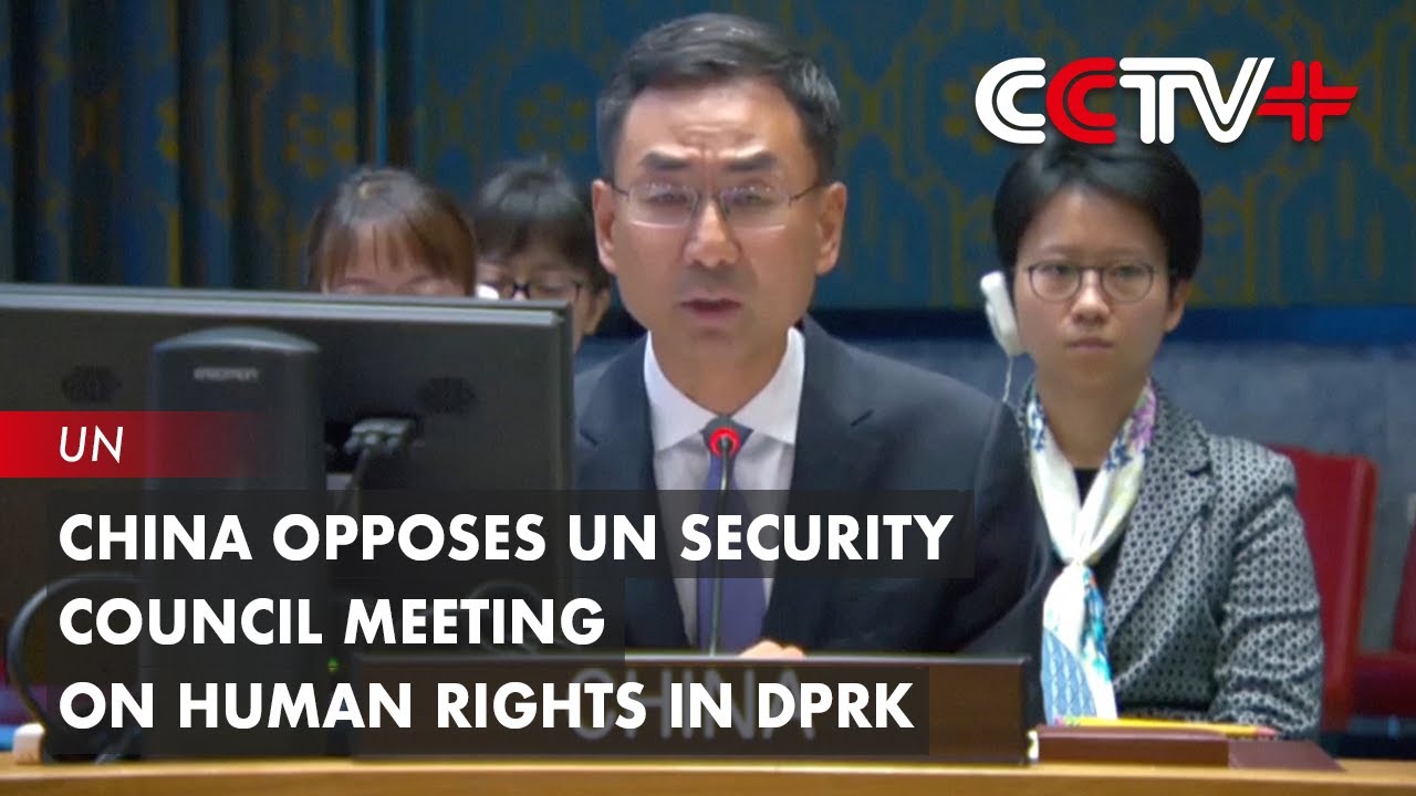China Opposes UN Security Council Meeting on Human Rights In DPRK - YouTube