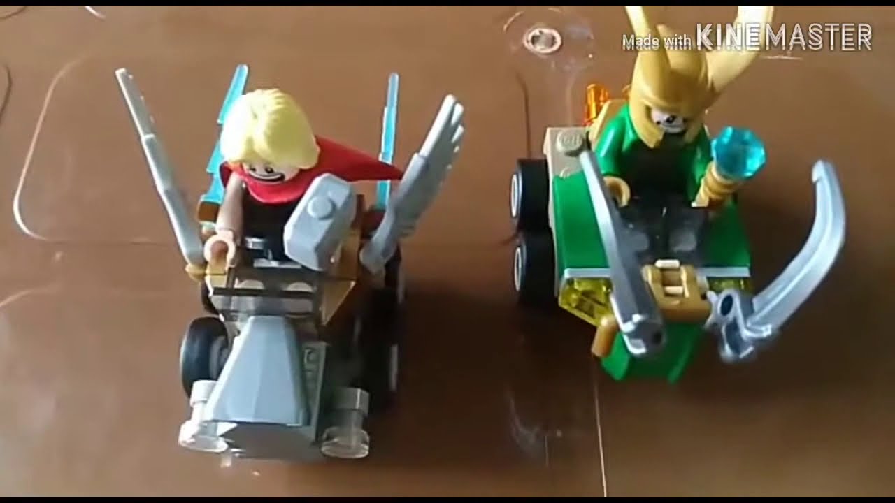 lego herossuper 5 to12 mighty micros:THOR VS LOKI unboxing,construction ...