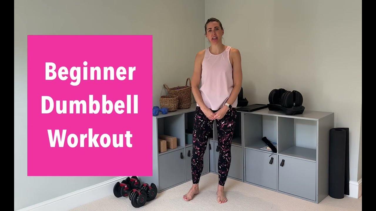 Beginner Dumbbell Workout - YouTube