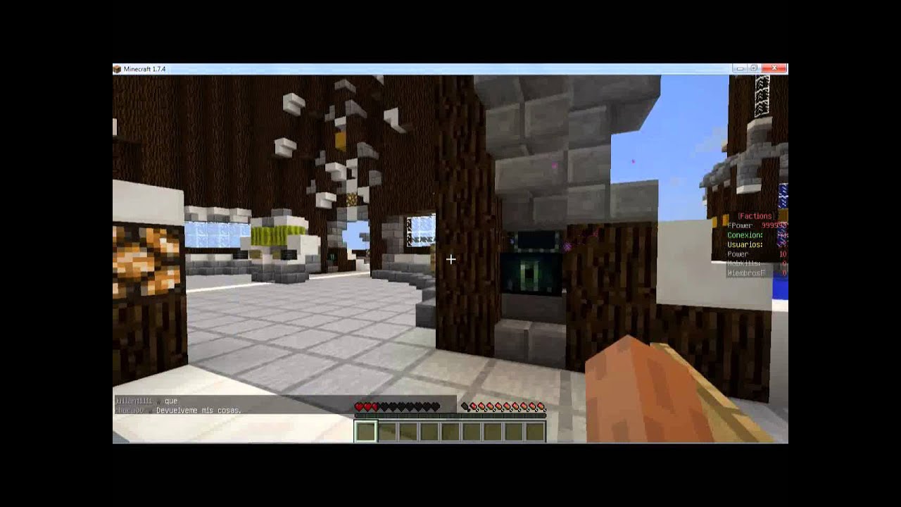 майнкравт обнавлёный сервер на версию 1.7.4 - YouTube