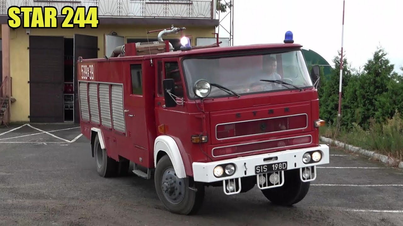 Alarmowo klasyczny strażacki Star 244 GBM 2,5/8 z OSP Kliczków Wielki ...