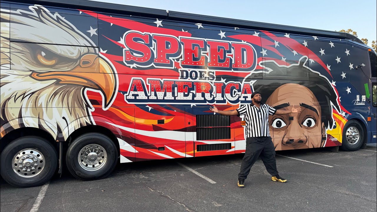 Zach Hurth finds ISHOWSPEED tour bus and sends him a message + explains ...