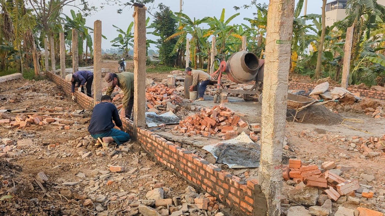 Time-lapse: Building a pig pen from start to finish | Thịnh Farm Life ...