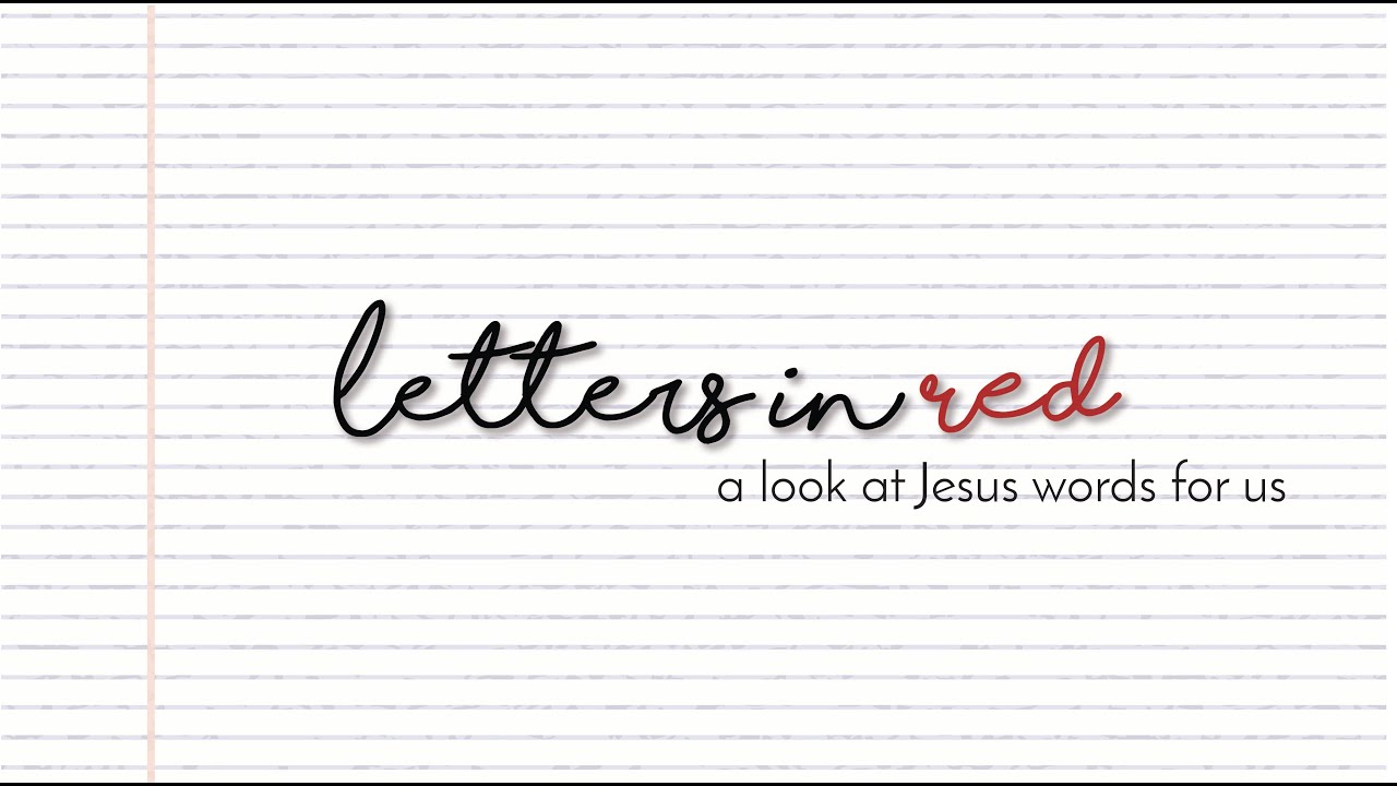Letters in Red | Matthew 4:18-22 (February 23, 2020) - YouTube