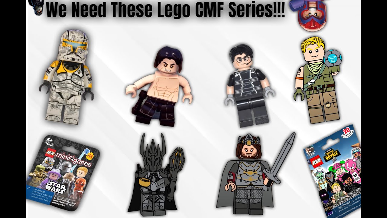 We Need These Lego CMF Series!! - YouTube