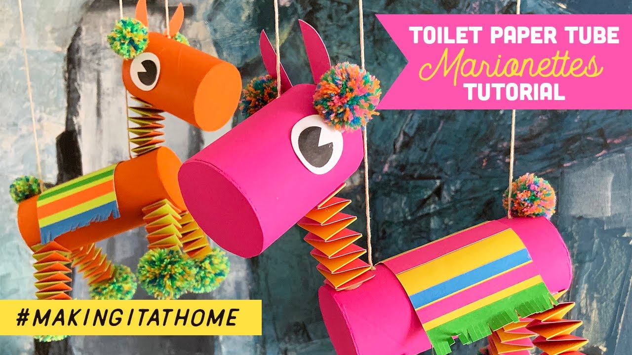 Toilet Paper Tube Marionettes Tutorial MakingItAtHome YouTube toilet-paper-tube-marionettes-tutorial-makingitathome-youtube