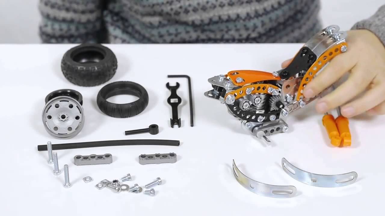 Meccano Evolution motor - YouTube