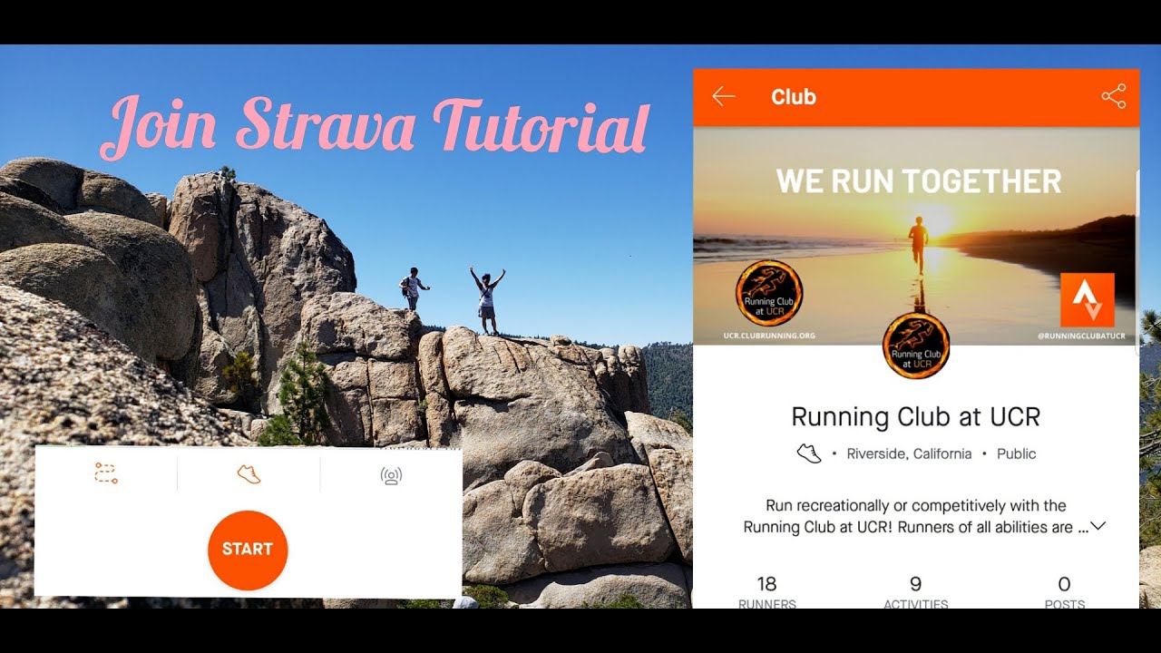 Strava Tutorial : how to join Running Club at UCR - YouTube