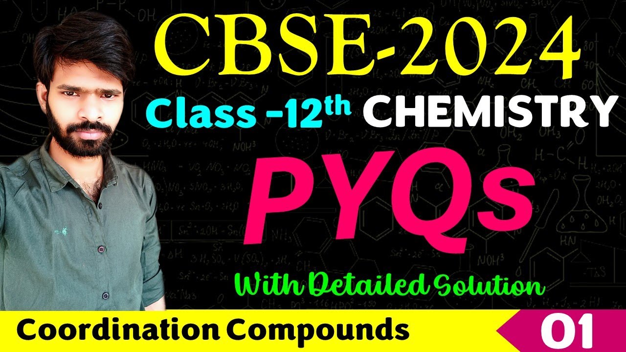 CBSE 2024 | PYQs | Coordination Compounds | Important Questions ...