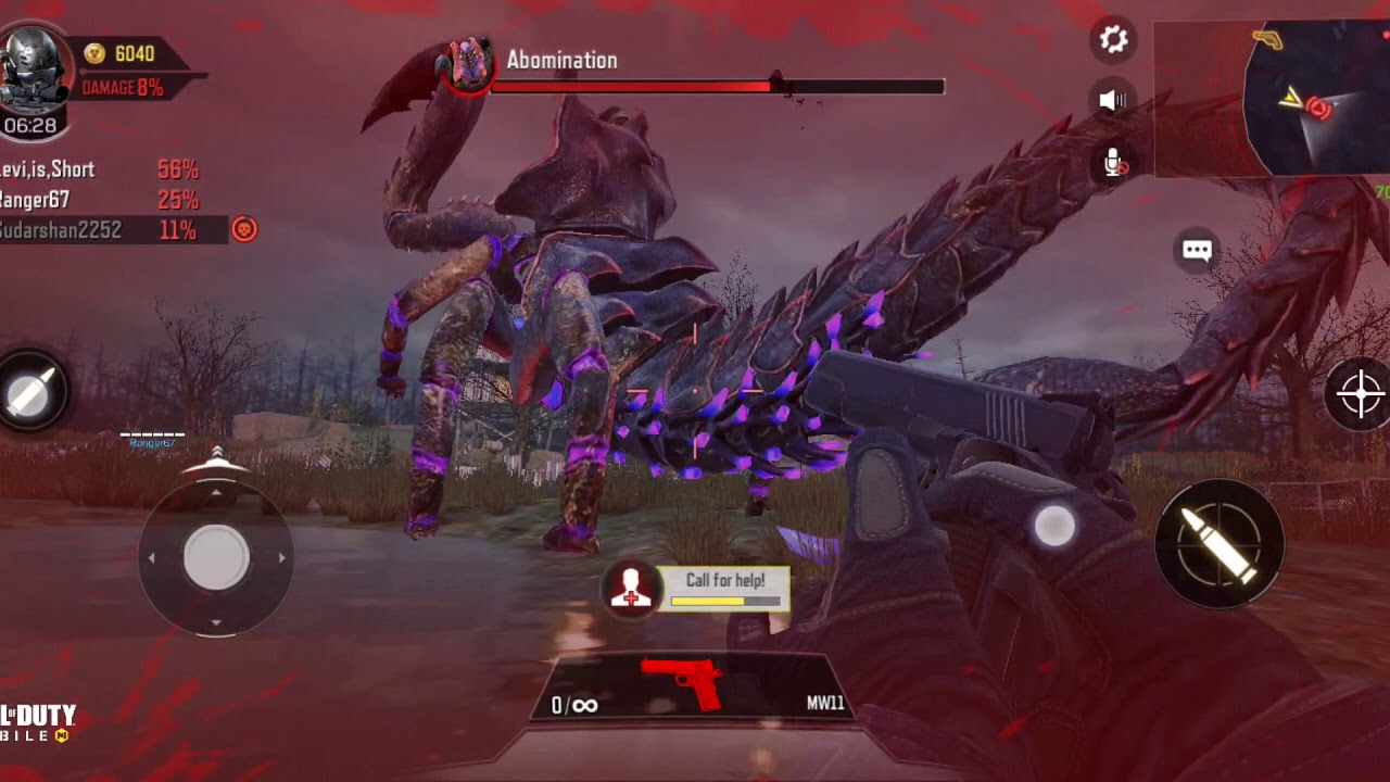 Call of duty hard core zombie mode Boss fight - YouTube