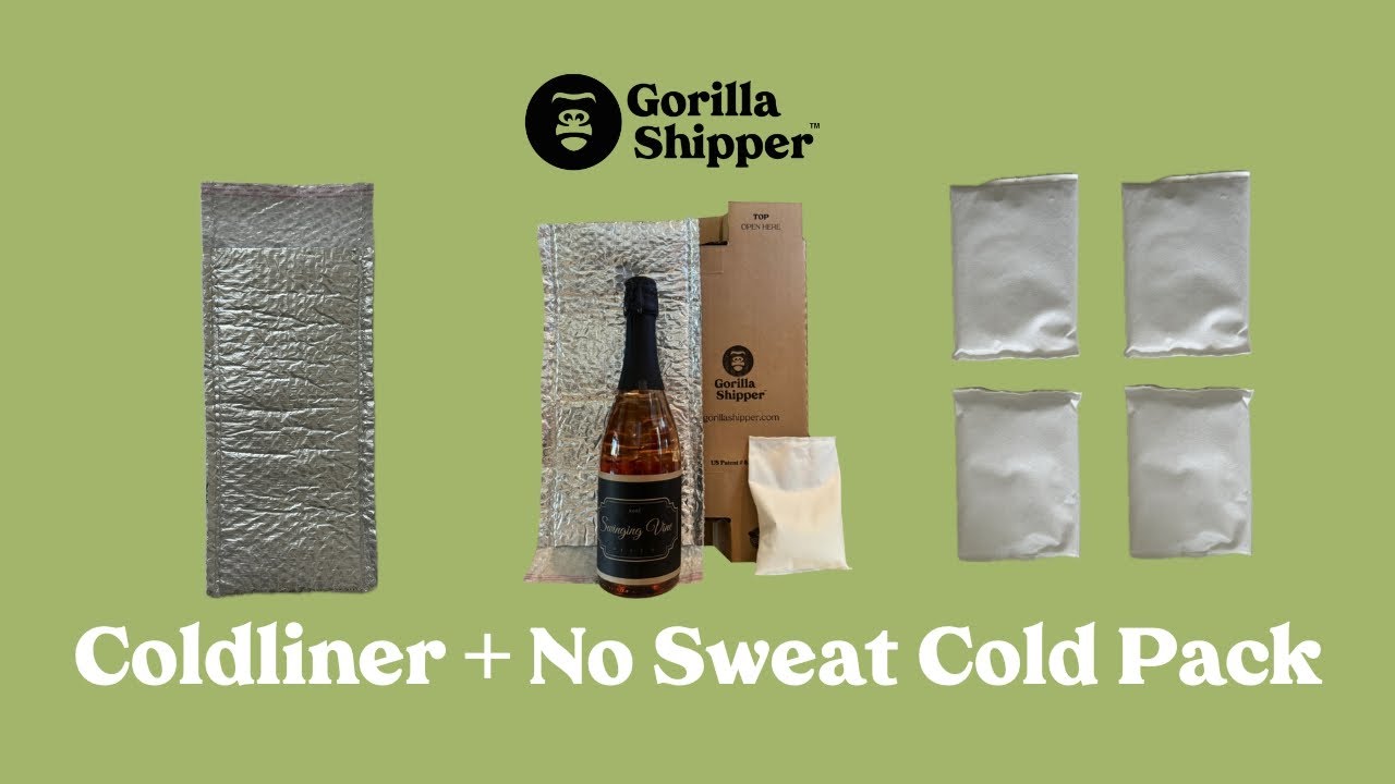 Coldliner + No Sweat Cold Packs - Instructions | Gorilla Shipper™ - YouTube