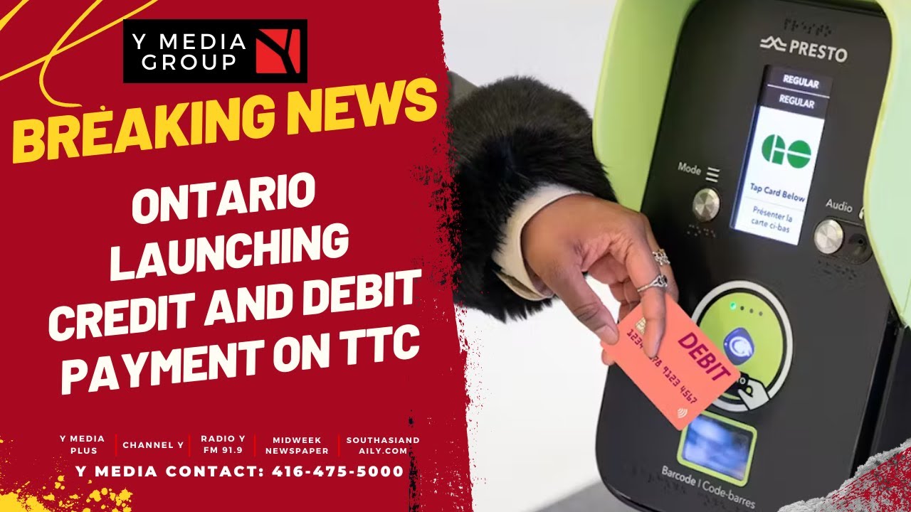 Ontario Launching Credit and Debit Payment on TTC - YouTube