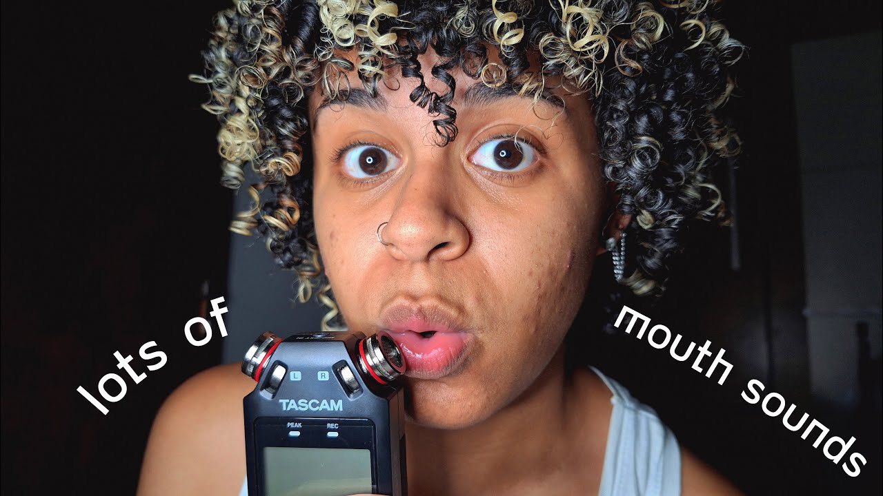 ASMR | 17 Minutes of Mouth Sounds with Tascam to Make You Sleep - YouTube
