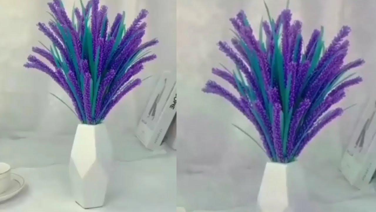 Make Flower with Plastic Straws | Drinking Straws Craft Ideas - YouTube