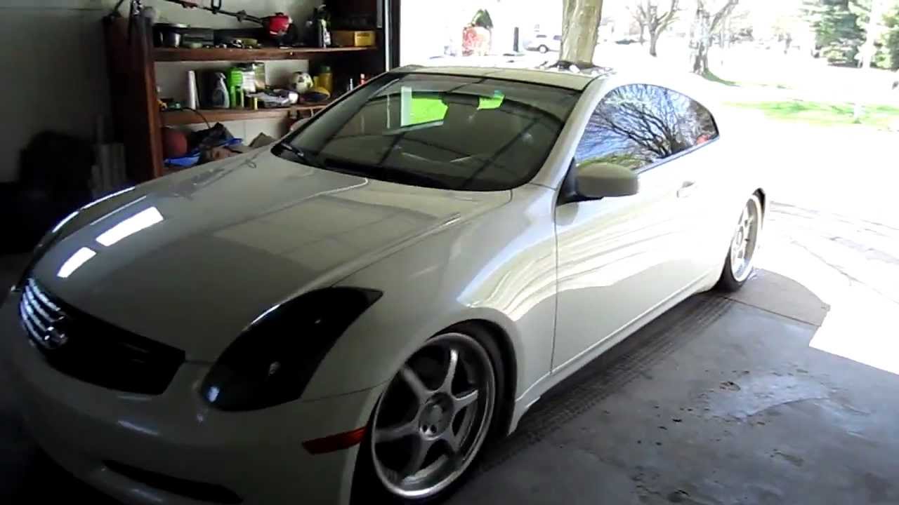 G35 Lowered on 19's - YouTube