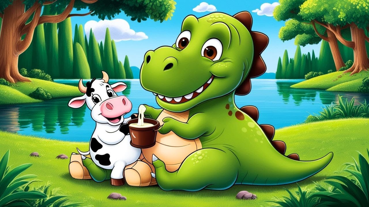 Dinosaur and Cow Song for Kids | Fun Adventures in Music | Baby Singing ...