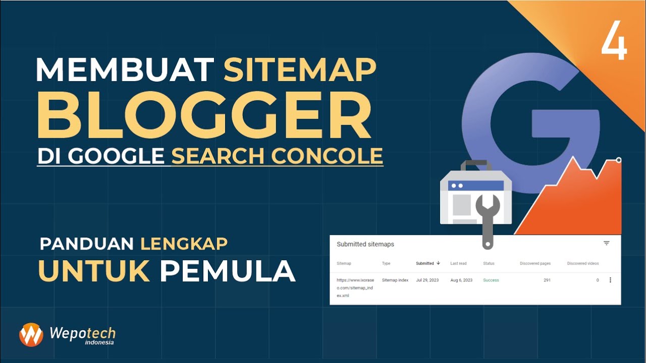 🔥 Cara Membuat Sitemap Blogger di Google Webmaster Tools - YouTube
