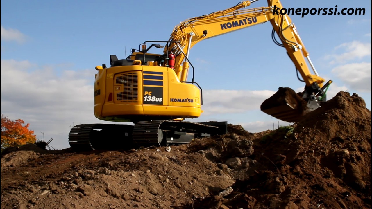 Komatsu PC 138US-11 walkaround by Koneporssi-magazine. - YouTube