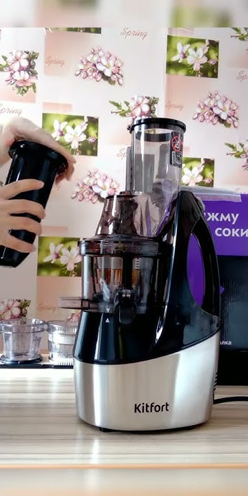 Шнековая соковыжималка Kitfort 1104-2. Комплектация. Сборка. Продолжение. - YouTube