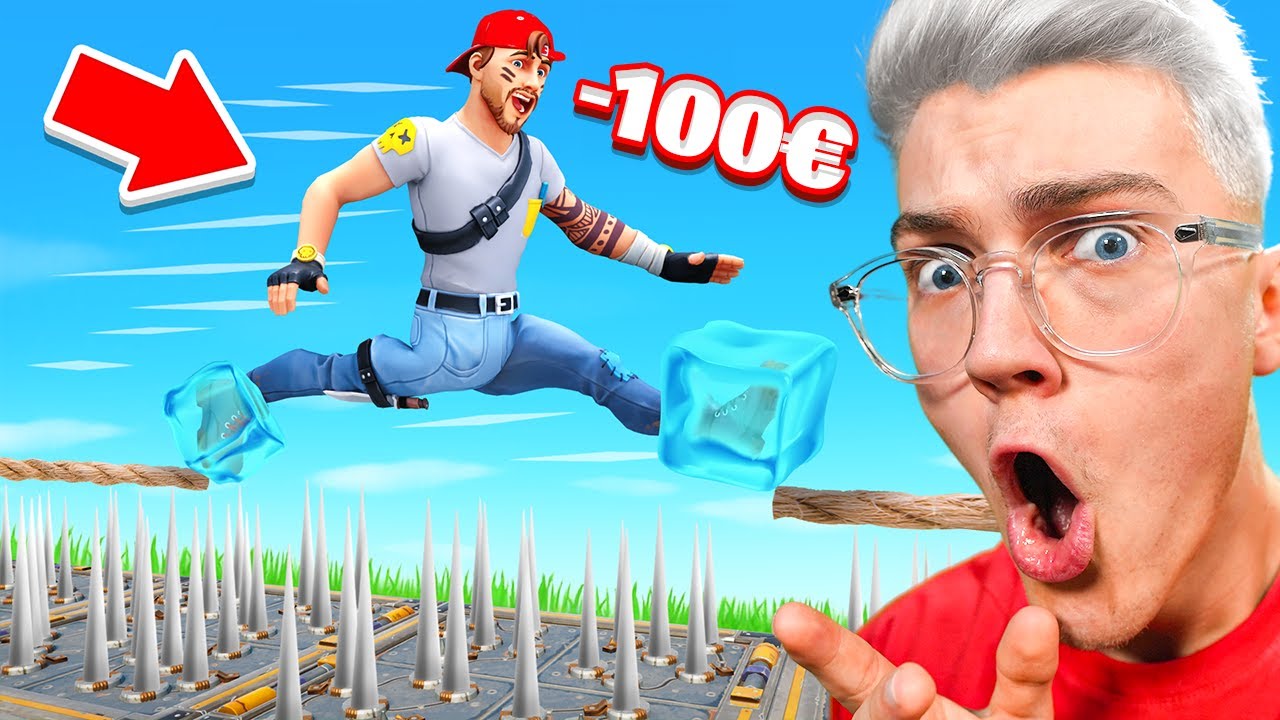 Si tu SAUTE tu PERDS 100€ sur FORTNITE - YouTube