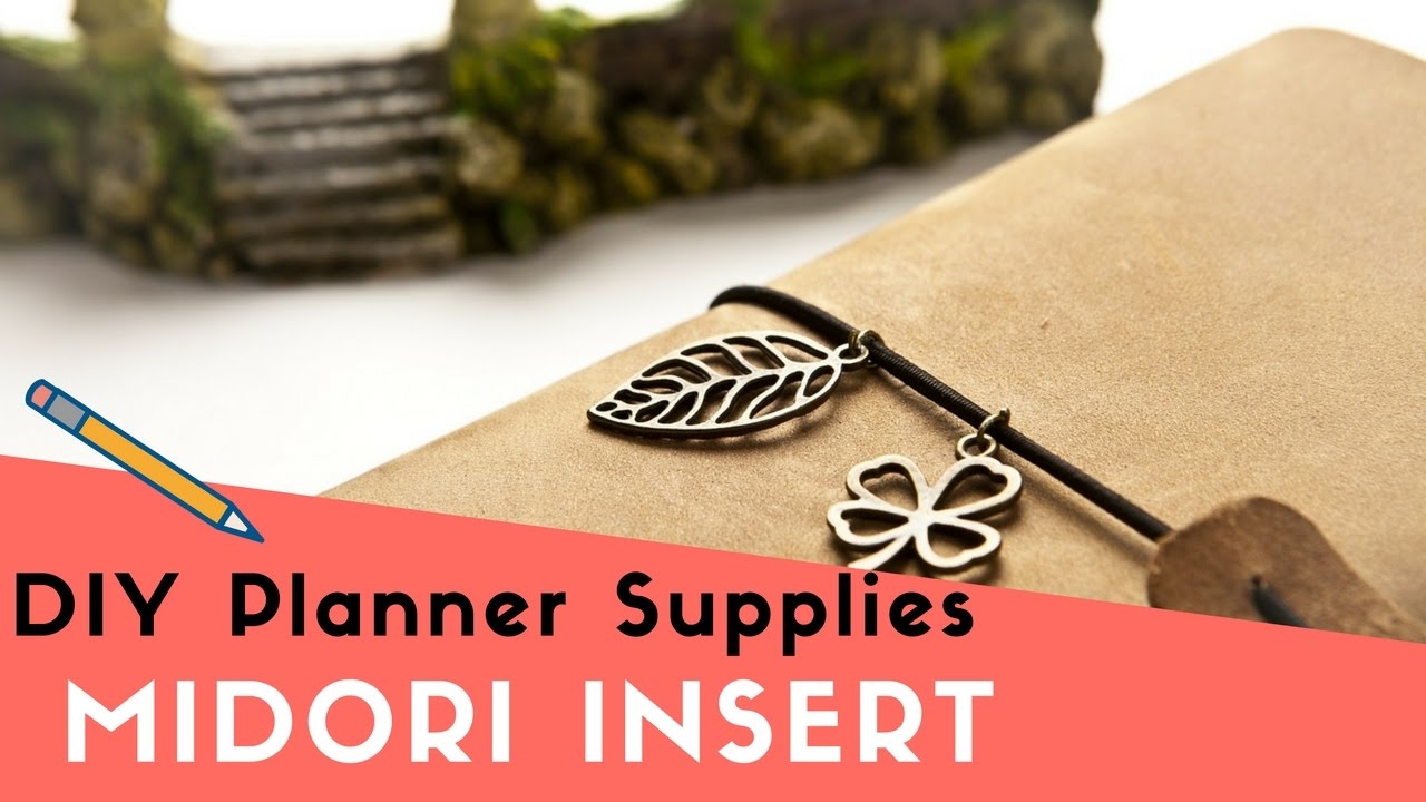 DIY PLANNER SUPPLIES VIDEO | Selfmade MIDORI Inserts - YouTube