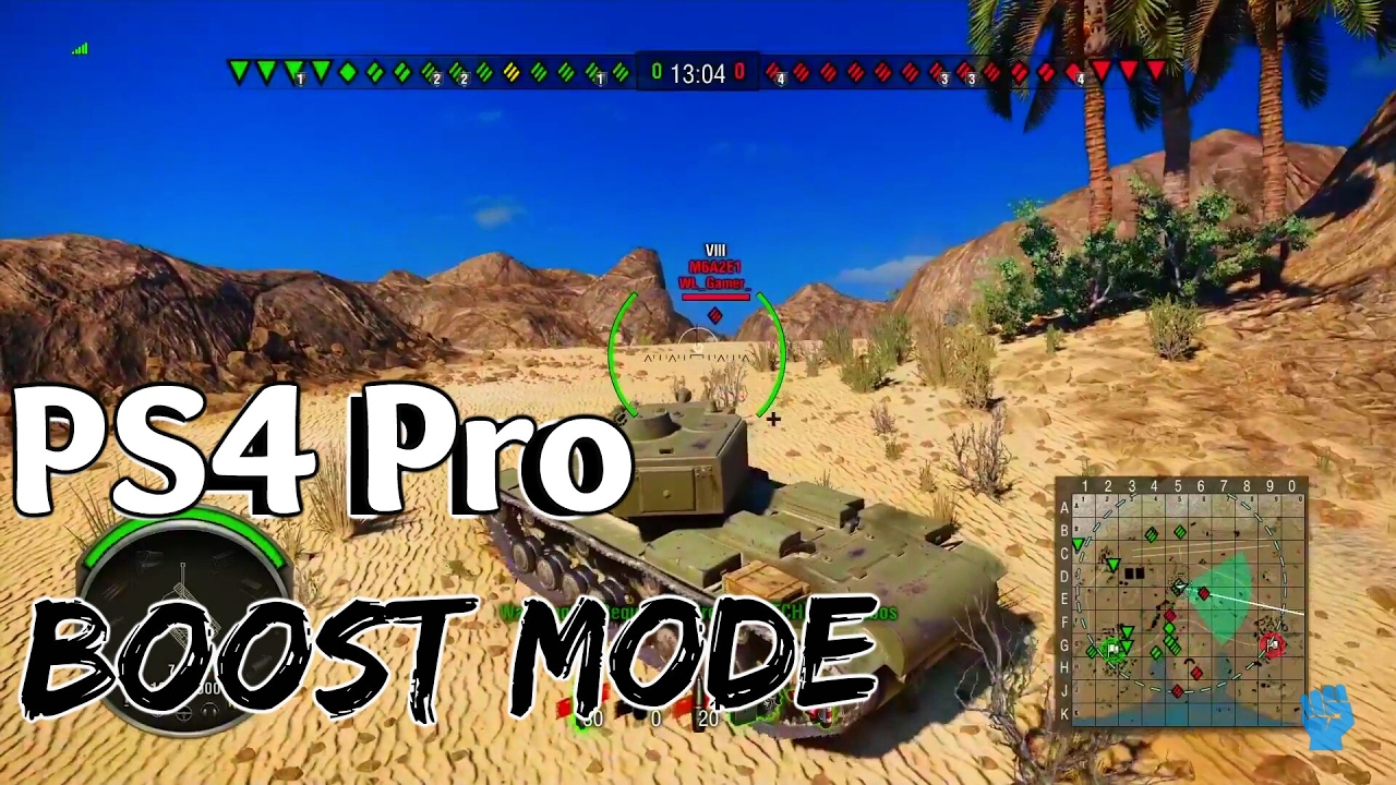 World of Tanks | PS4 Pro | Boost Mode | Gameplay - YouTube