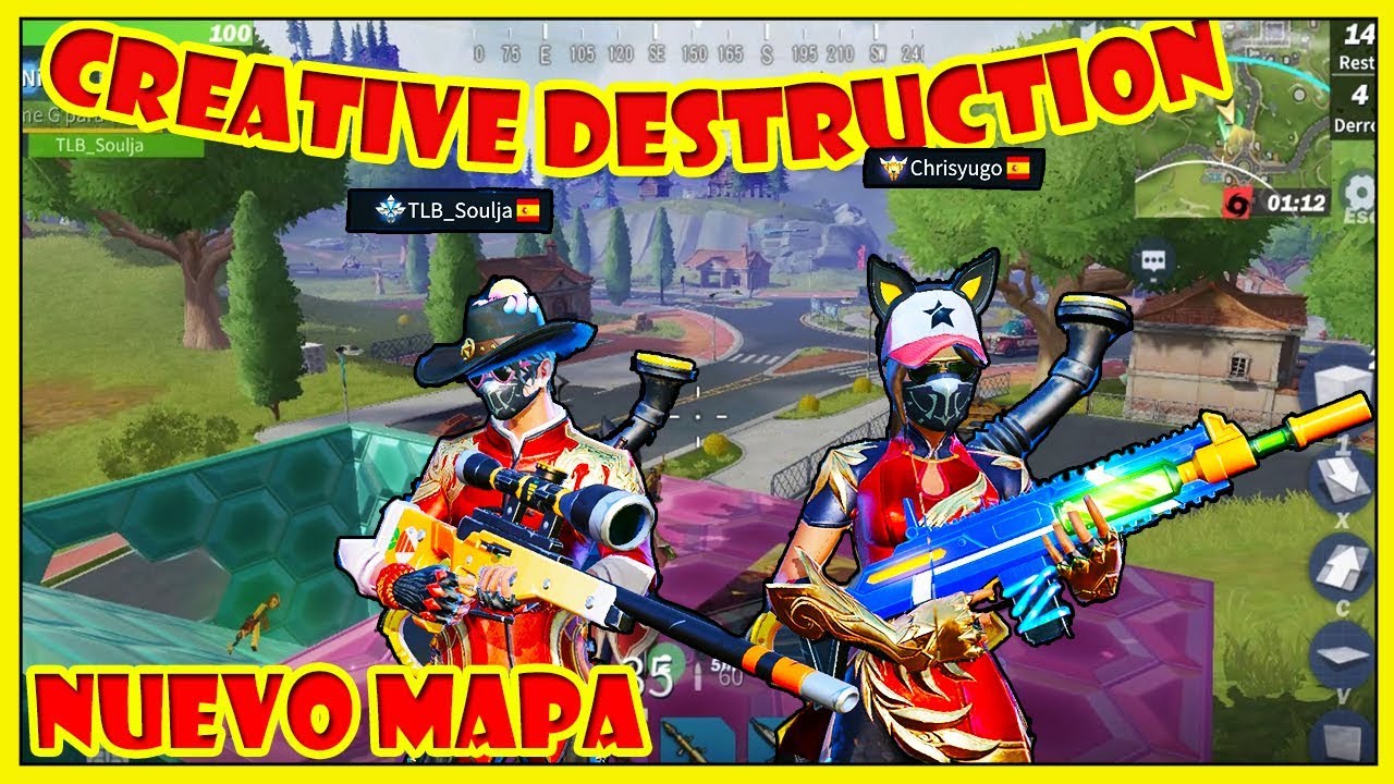 JUGANDO con el MEJOR de CREATIVE DESTRUCTION en MED [ NUEVO MAPA ...