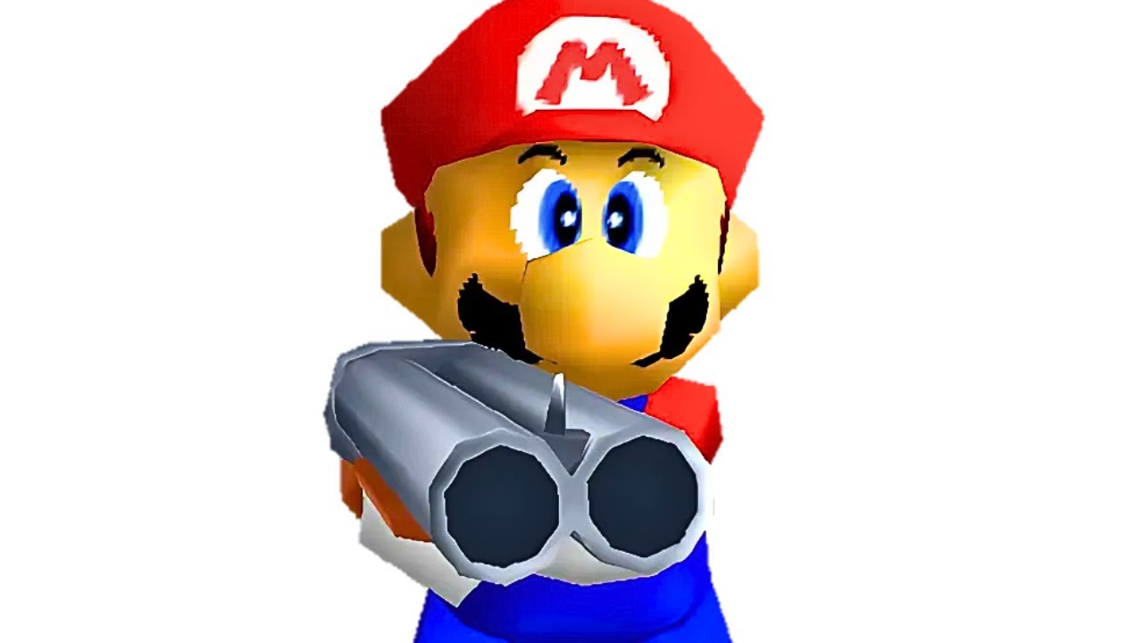 Mario got a GUN! - YouTube