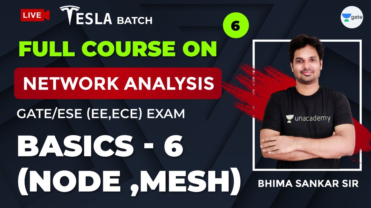 Network Analysis (Full Course) | Basics part -6 (Node, Mesh) | GATE/ESE ...