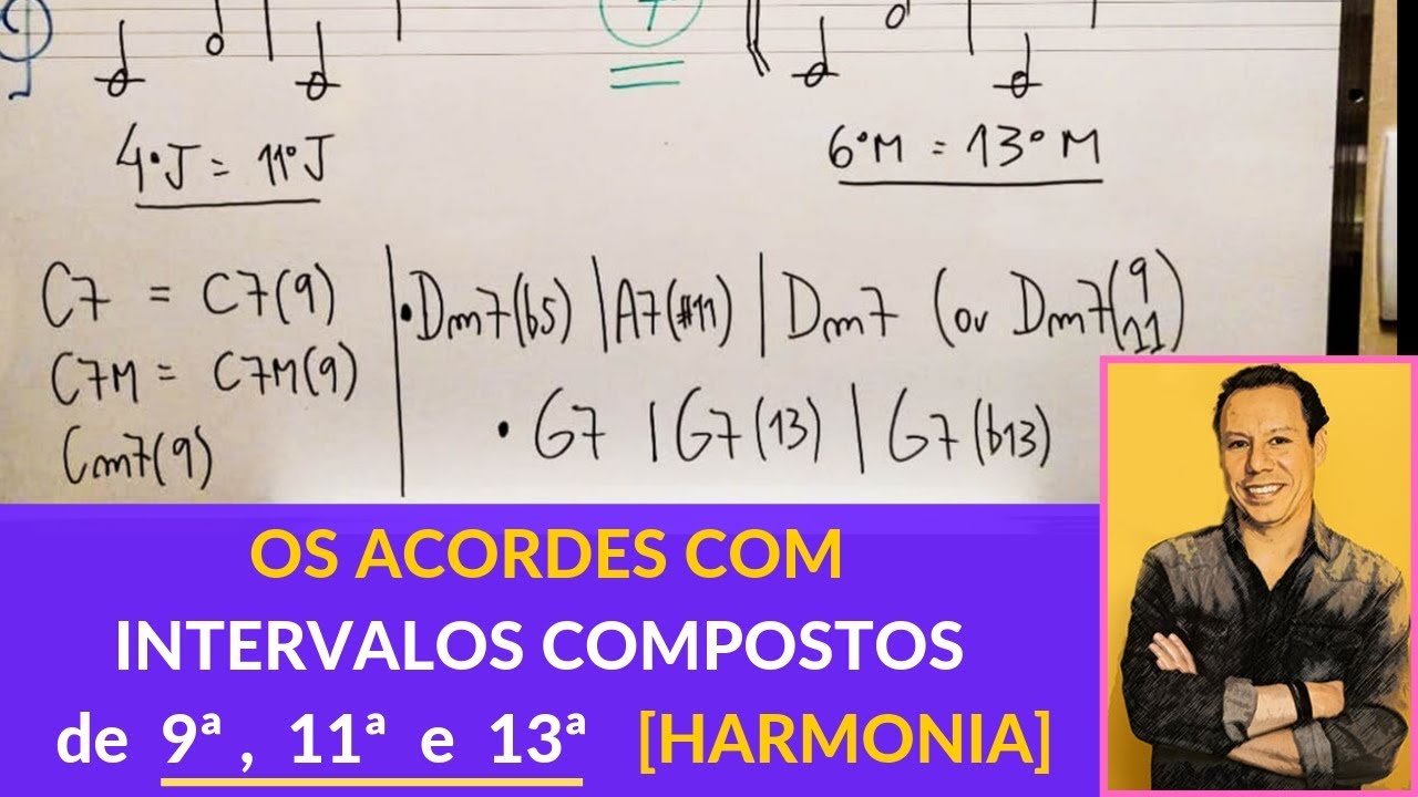 Os ACORDES com Intervalos Compostos de 9ª, 11ª e 13ª [Harmonia] - YouTube