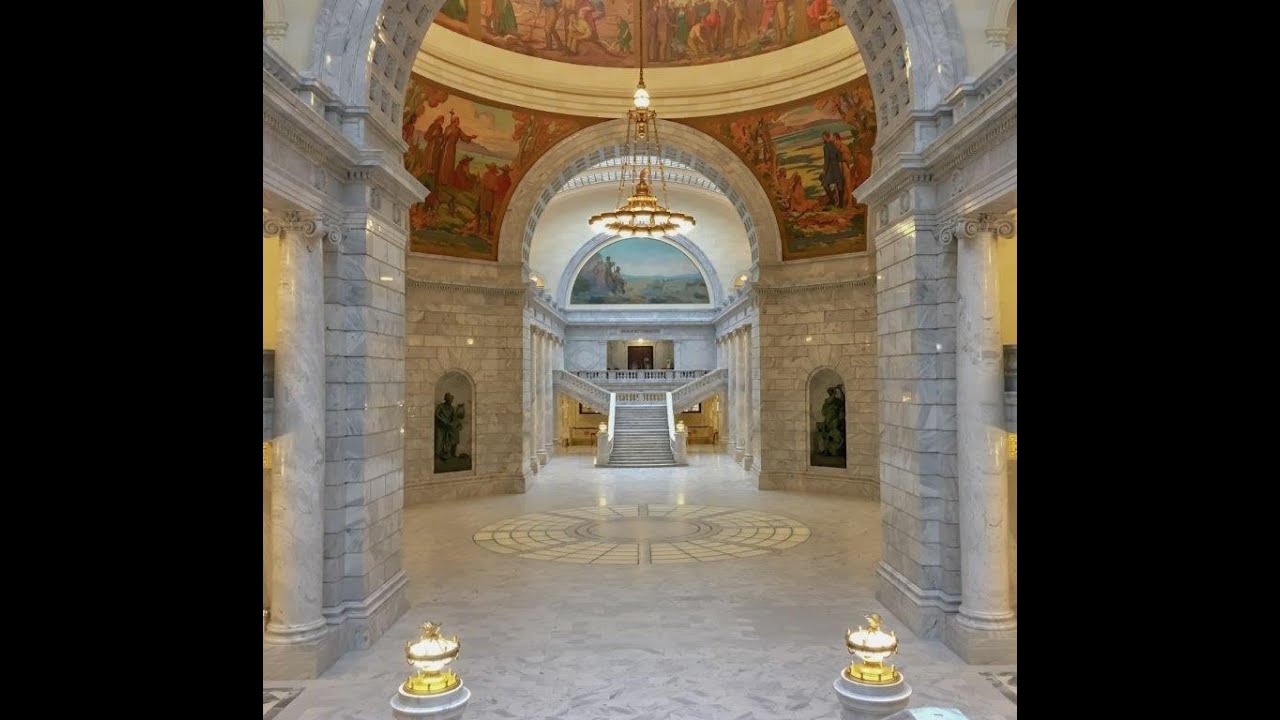 Utah State Capitol Building Interior - YouTube
