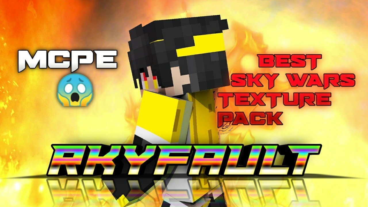 RKYFAULT (recolours)🌈 texture pack (MCPE ,BEDROCK) 😱 Fps Boost⚡️ ...