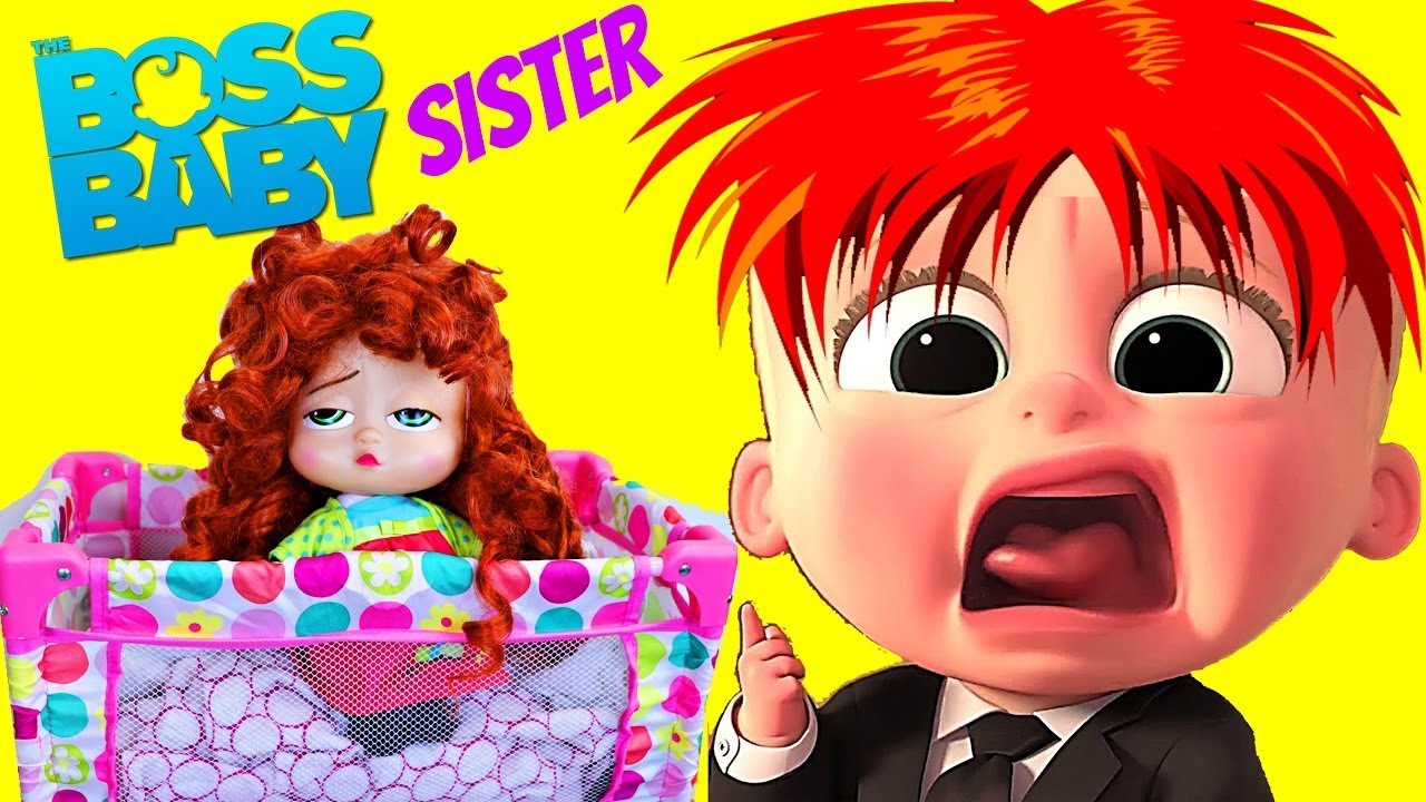 Boss Baby Movie Doll Needs HELP! Save From Bad Mom + Play Dress Up with ...