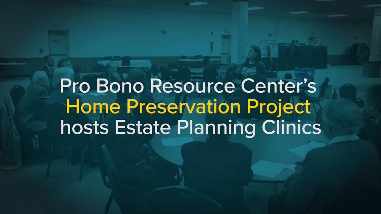 Home Preservation Project - Estate Planning Clinic - YouTube