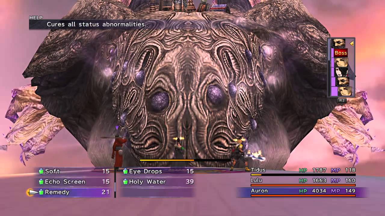 Final Fantasy X HD Remaster - Sin Boss Fight - YouTube