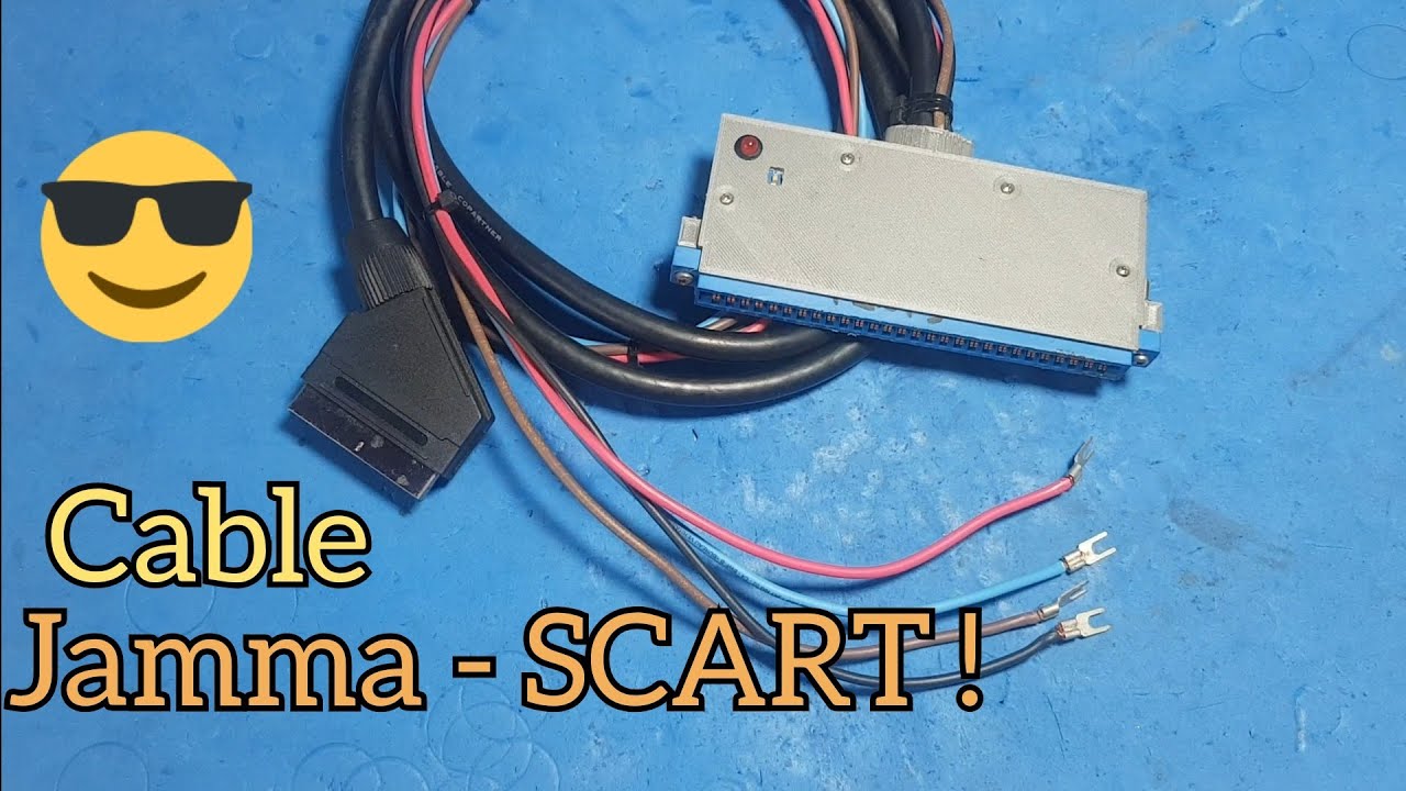 Cable Jamma a SCART ! - YouTube