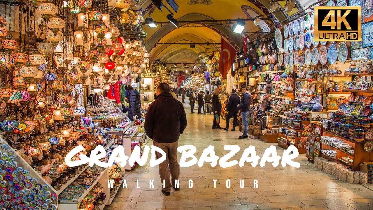 Grand Bazaar Tour - Istanbul - 4K 60fps - YouTube