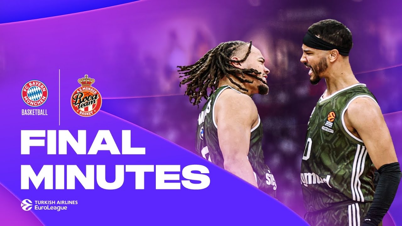 Bayern vs Monaco | EPIC Three-Point SHOT Seals VICTORY in the FINAL 8 ...