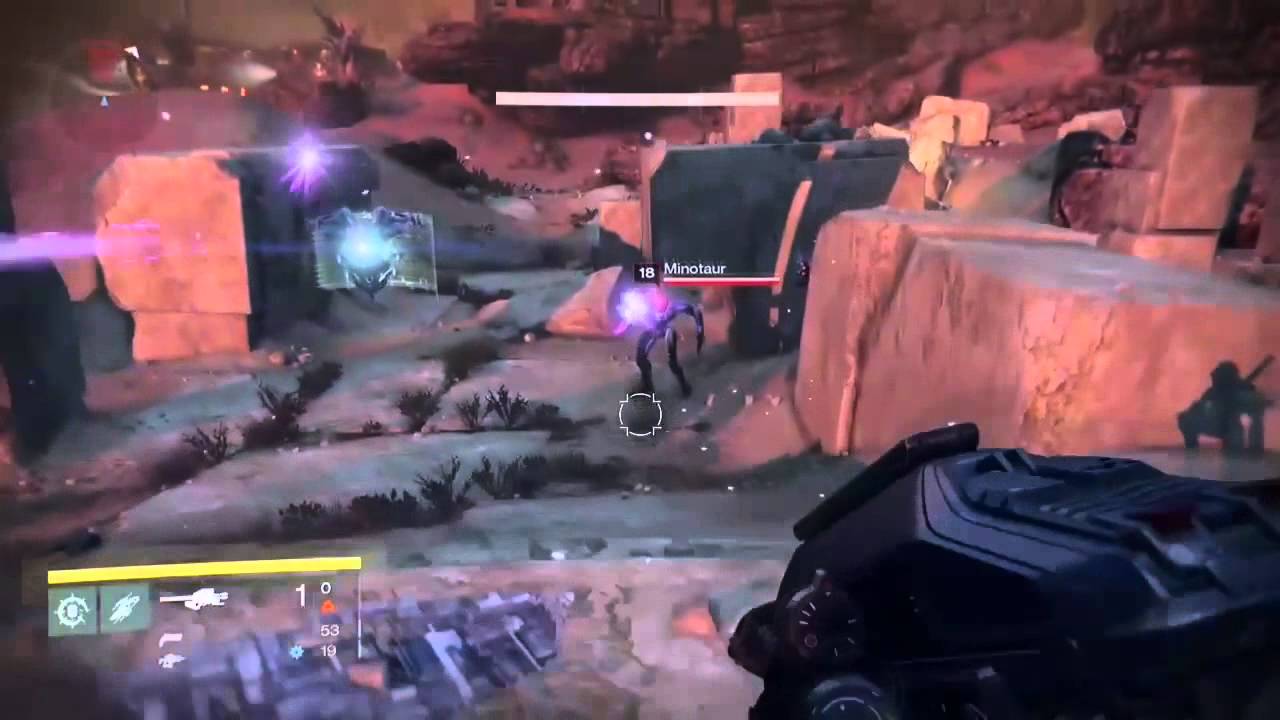 Destiny Unfriendly Giant (my first legendary) - YouTube