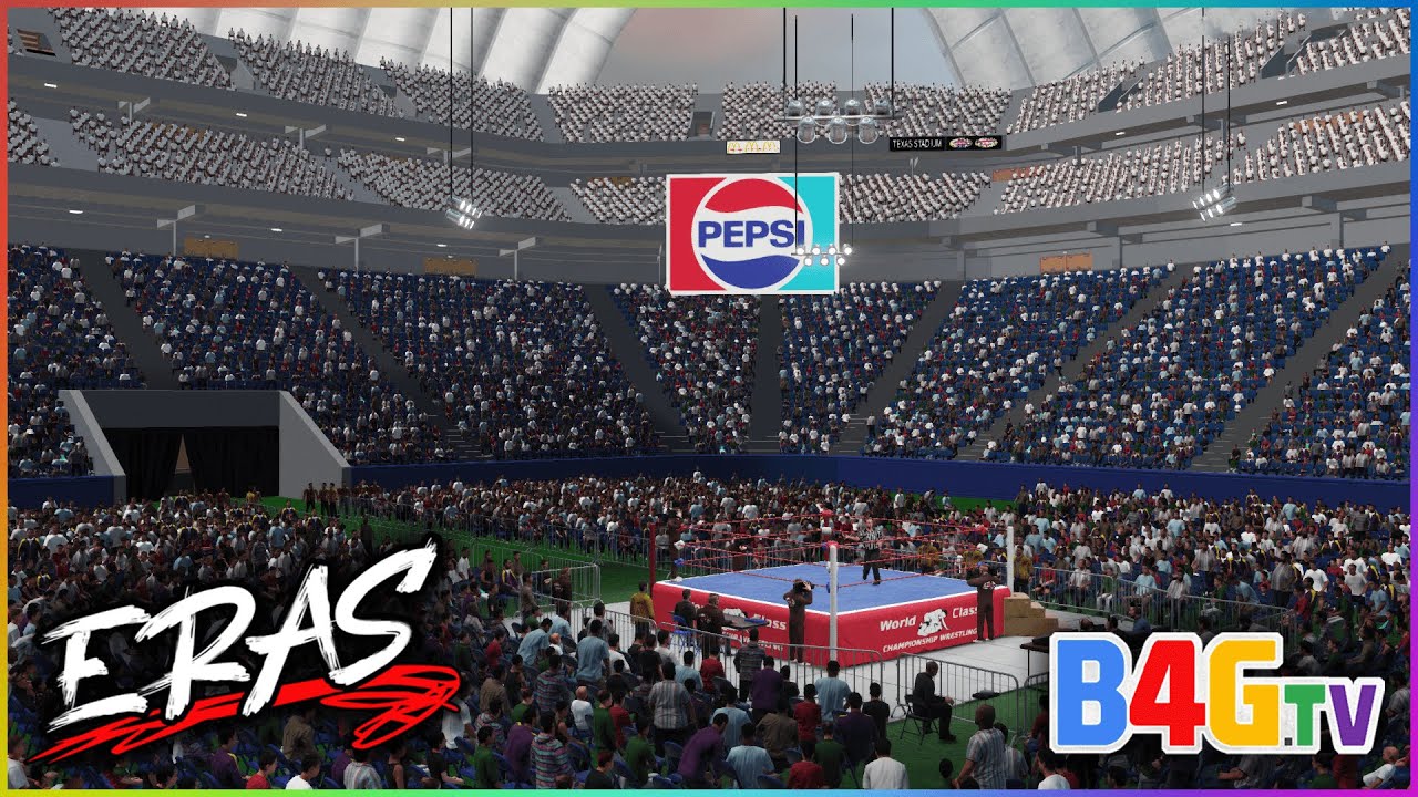 ERAS 1.3 | WCCW TEXAS STADIUM 1984 | 2K19 ARENA MOD - YouTube