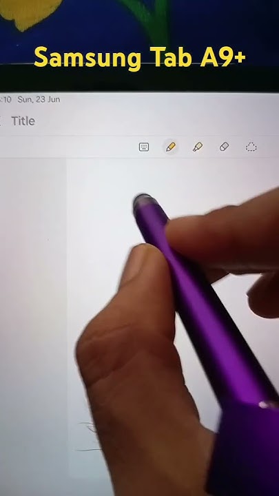 Samsung Tab A9 plus. Note taking #song tablet - YouTube