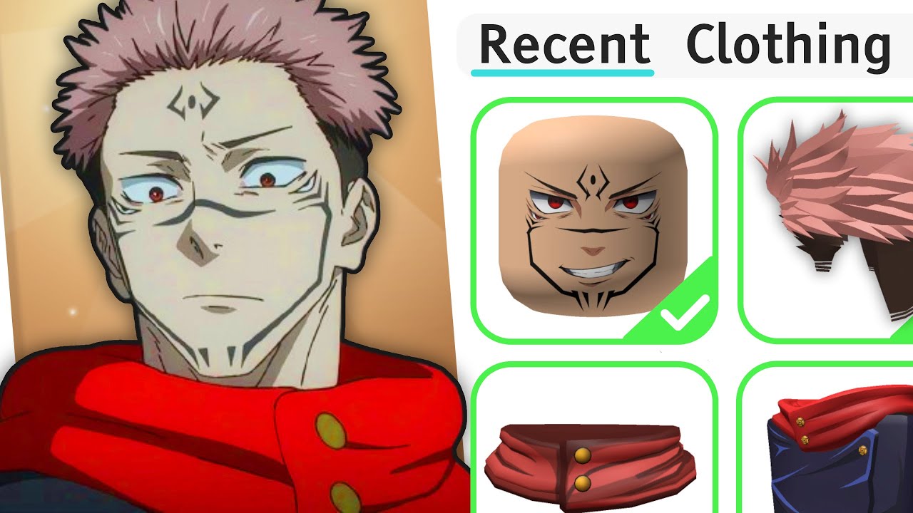 How To Make Ryomen SUKUNA from Jujutsu Kaisen In ROBLOX! - YouTube