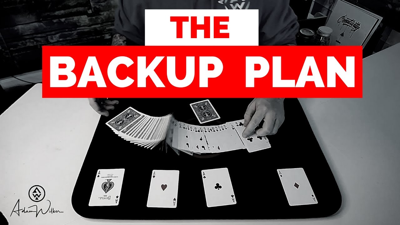 The Back Up Plan (Sleight Of Hand Card Trick) - YouTube