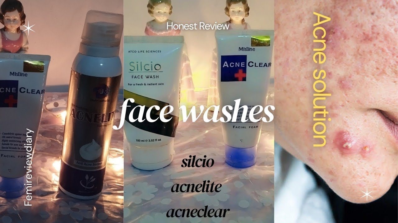 Best face washes honest review ️ acne clear, silcio, acnelite #skincare ...