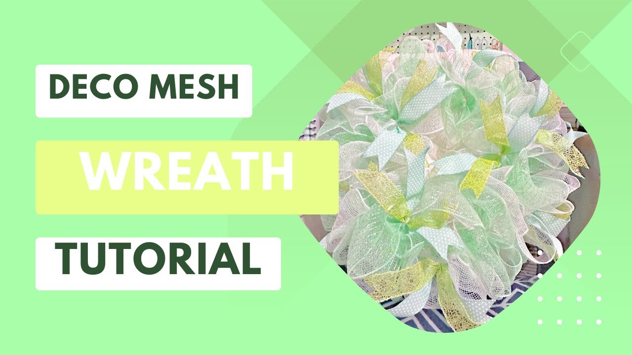 Deco Mesh Wreath Tutorial - YouTube