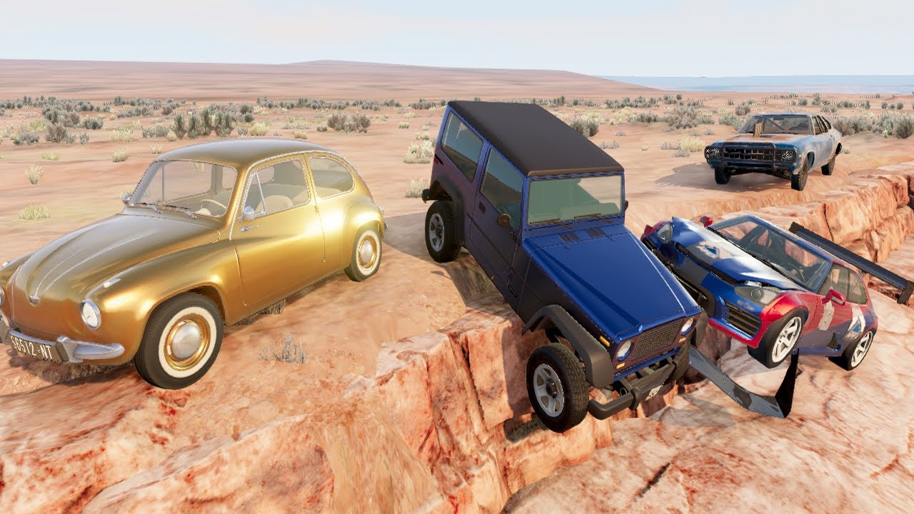 Dangerous Objects and Car Crashes #09 [BeamNG.Drive] - YouTube