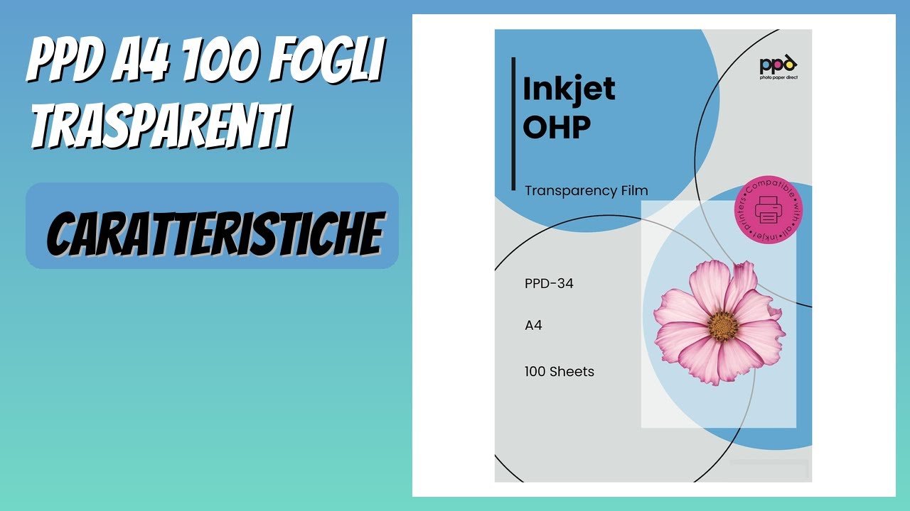 RECENSIONE (2026) : PPD A4 100 Fogli Trasparenti. DETTAGLI - YouTube