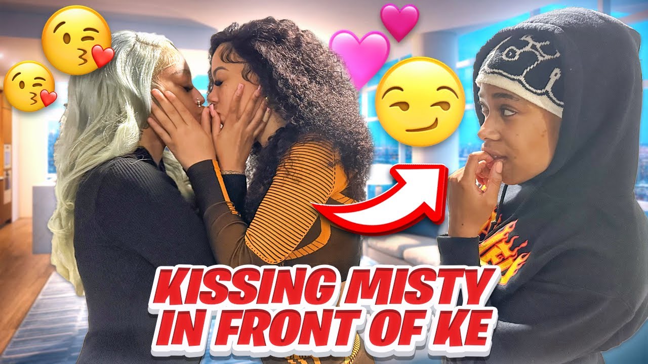 Kissing @PrincessMisty In Front of her GF *SHE LIKED IT* - YouTube