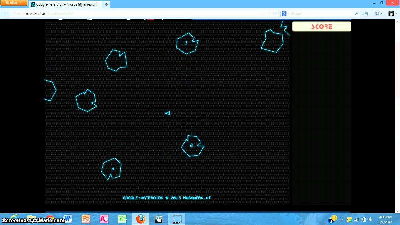 Google Asteroids Demo - YouTube