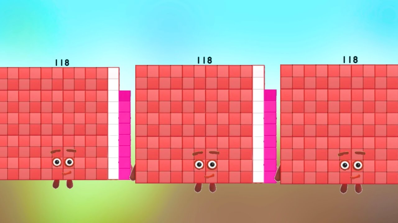 Numberblocks Comparison 1 - 118 | Big Numbers Learn to Count ...